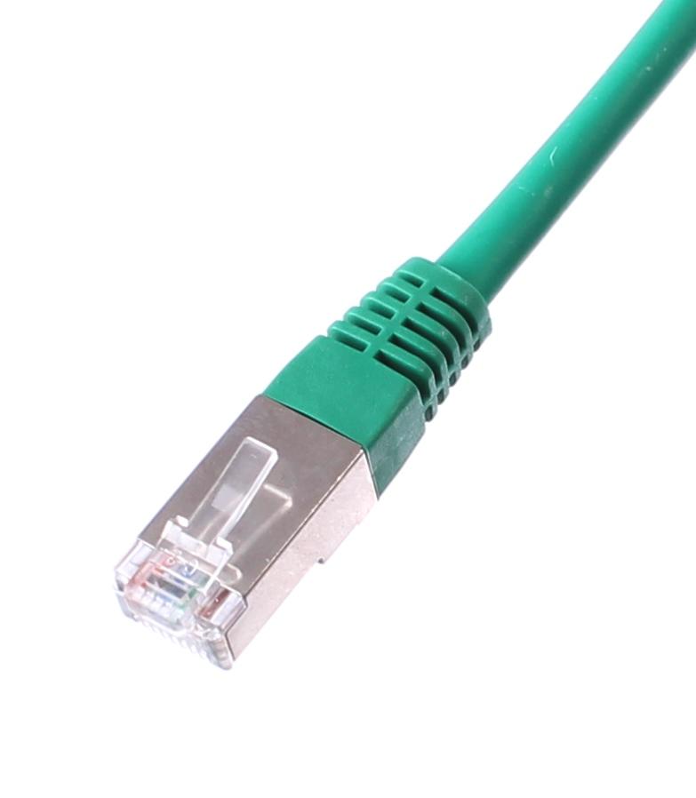 CORDON RJ45 CAT 6A BLINDE SFTP LSZH VERT 1,5 METRE